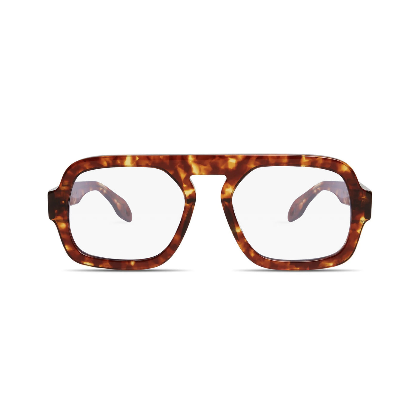 Jane in Red Tortoise Optical Lens